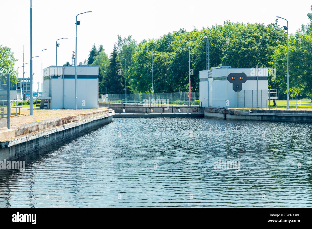 Lappeenranta, Finland - June 20, 2019: The Saimaa Canal at summer Stock ...