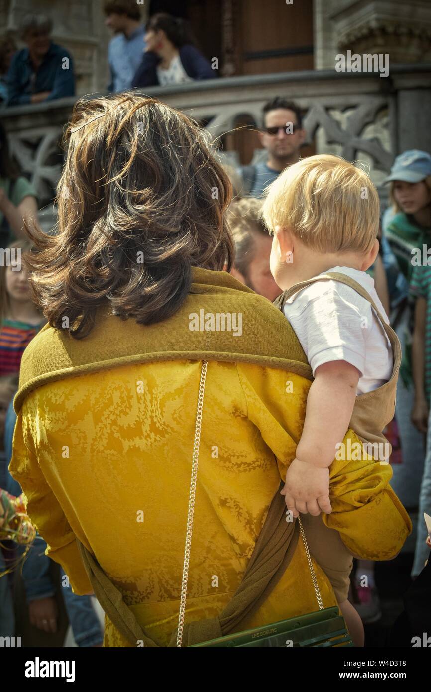 Mother holding baby over hi-res stock photography and images - Alamy