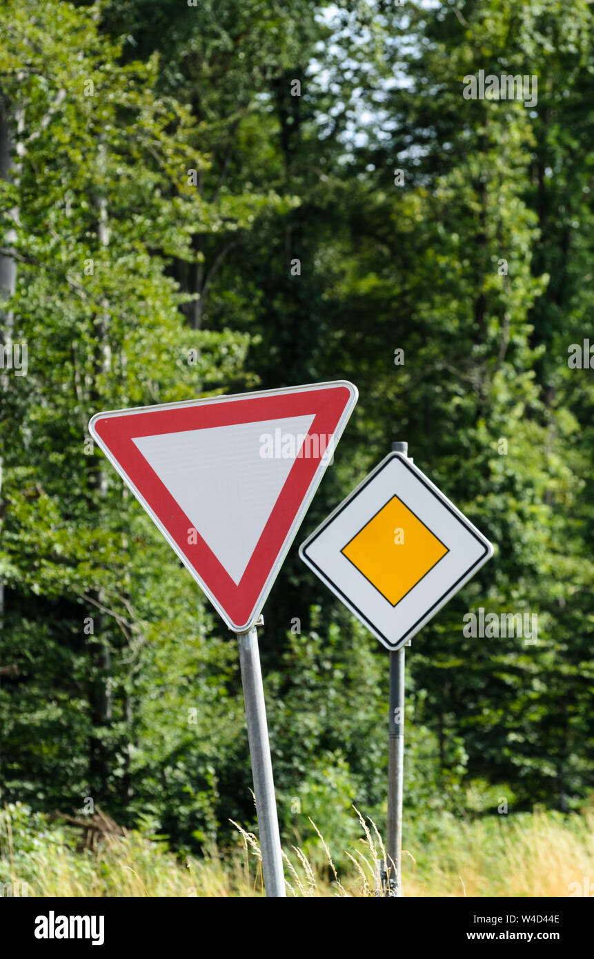 Road Signs Signs Germany Bavaria High Resolution Stock Photography and ...