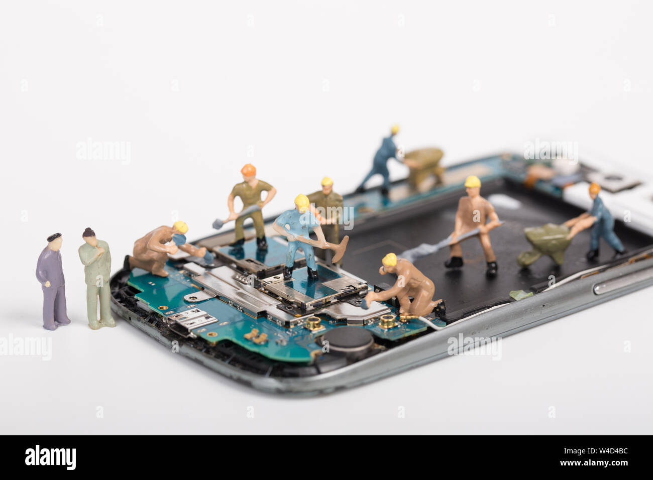 Miniature repair electronics hi-res stock photography and images - Alamy