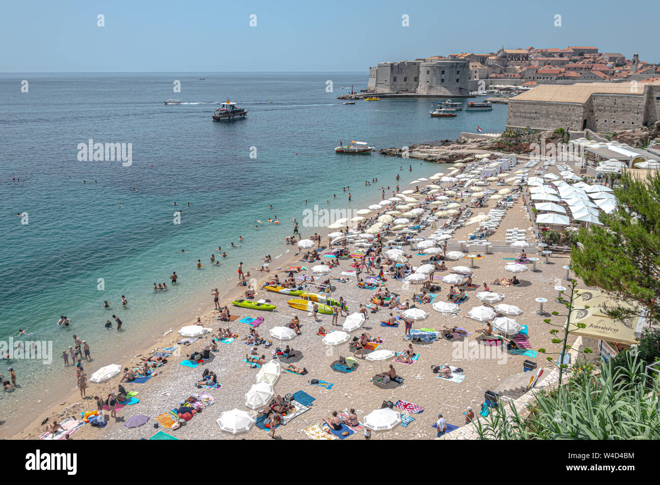 Dubrovnik famous beach banje hi-res stock photography and images - Alamy