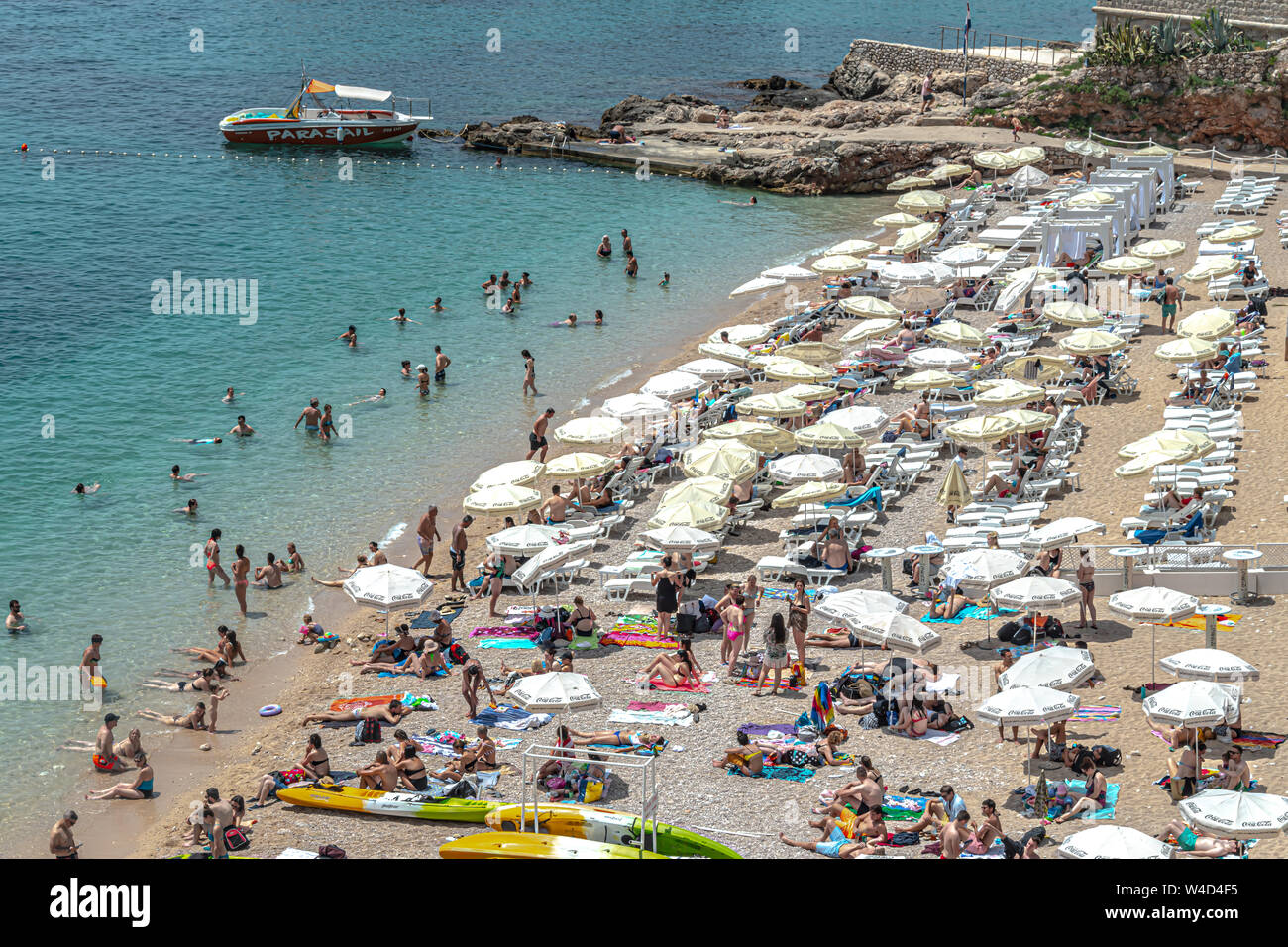Dubrovnik famous beach banje hi-res stock photography and images - Alamy