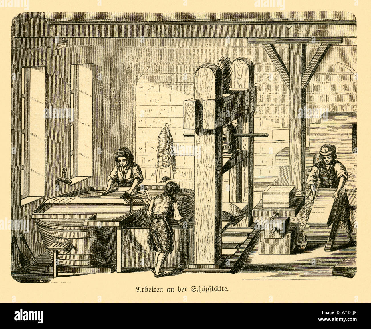 Papierherstellung hi-res stock photography and images - Alamy