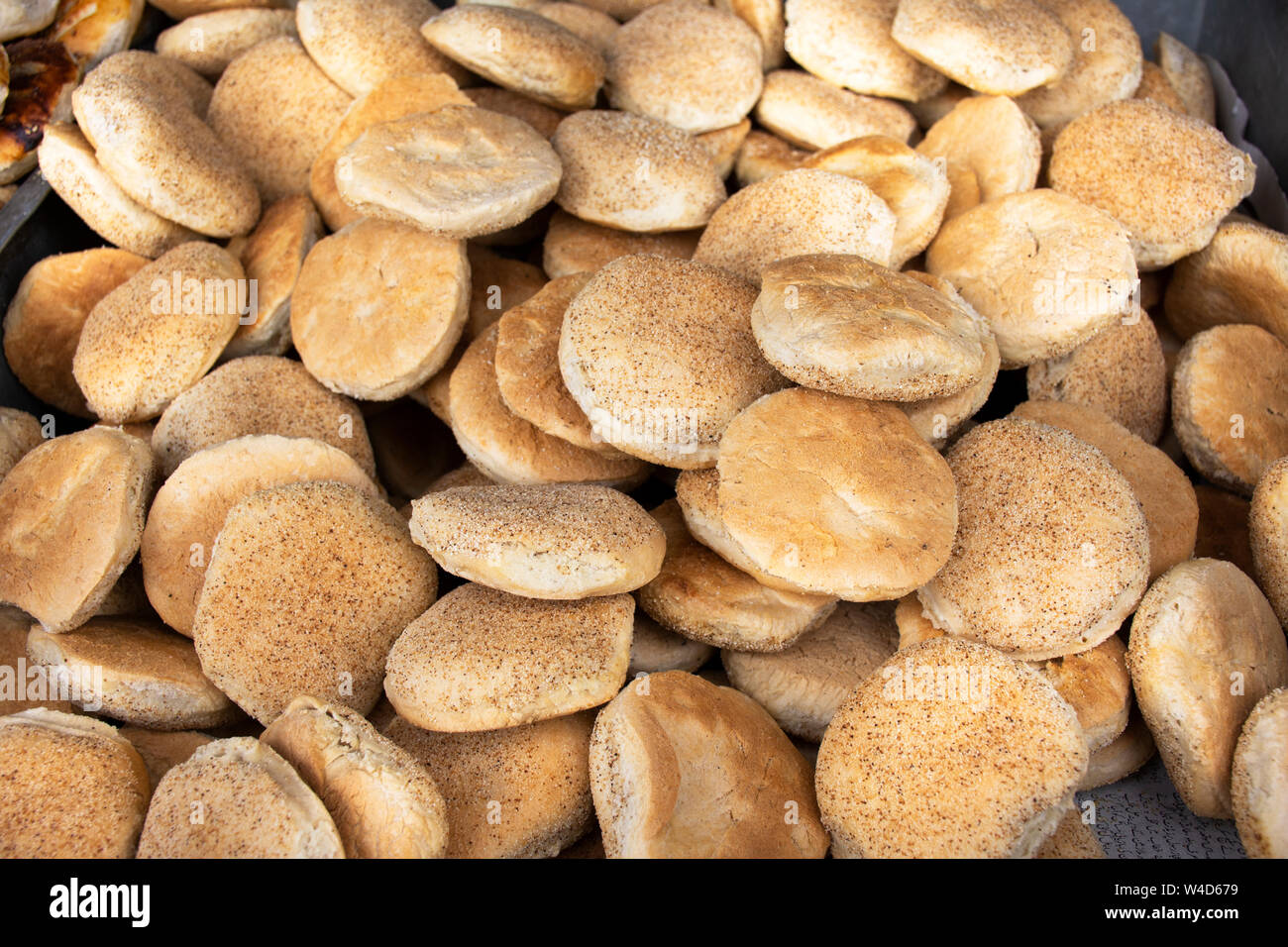 Bread of Indian and tibetan people style for sale at Leh Ladakh village ...