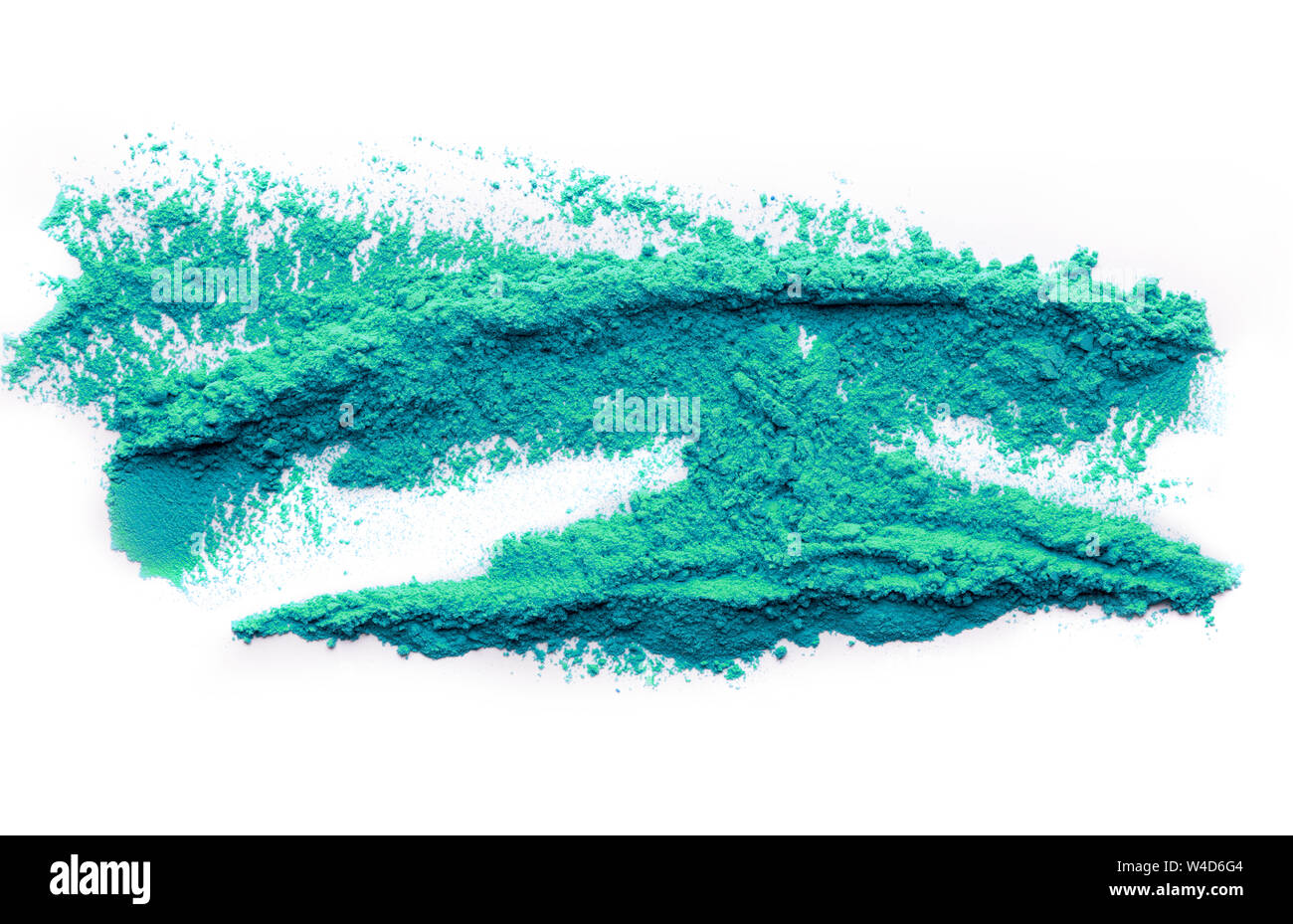 Happy holi powder splatted on white background Stock Photo - Alamy