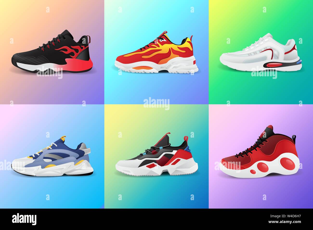 Cross training shoe Stock Vector Images - Alamy