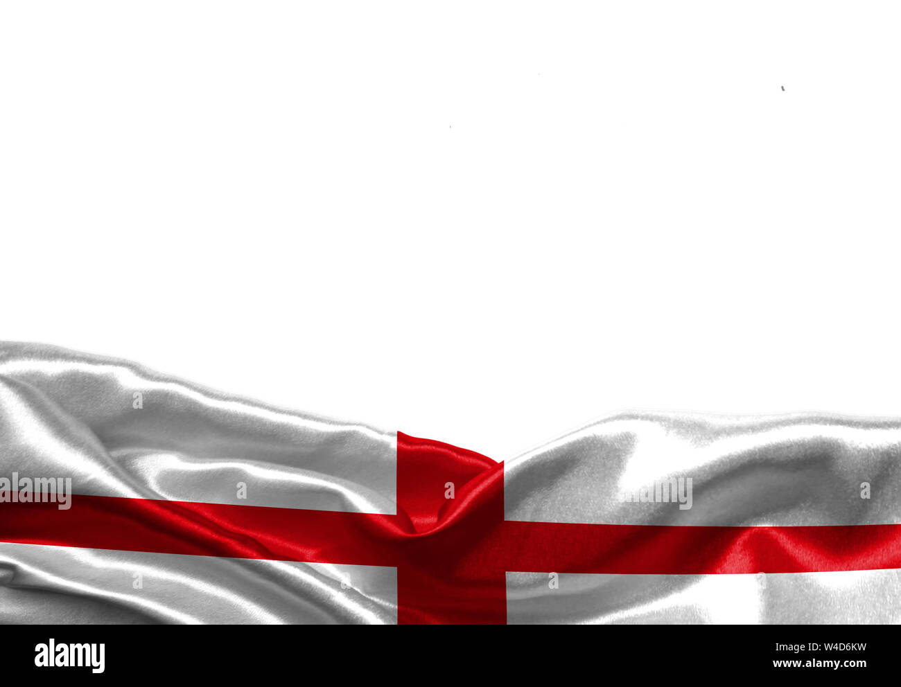 England flag isolated on white background with place for your text ...
