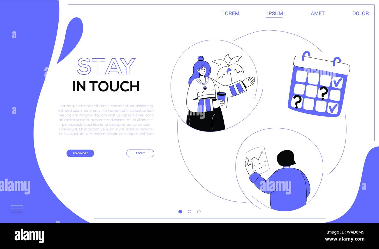 Stay in touch hi-res stock photography and images - Alamy