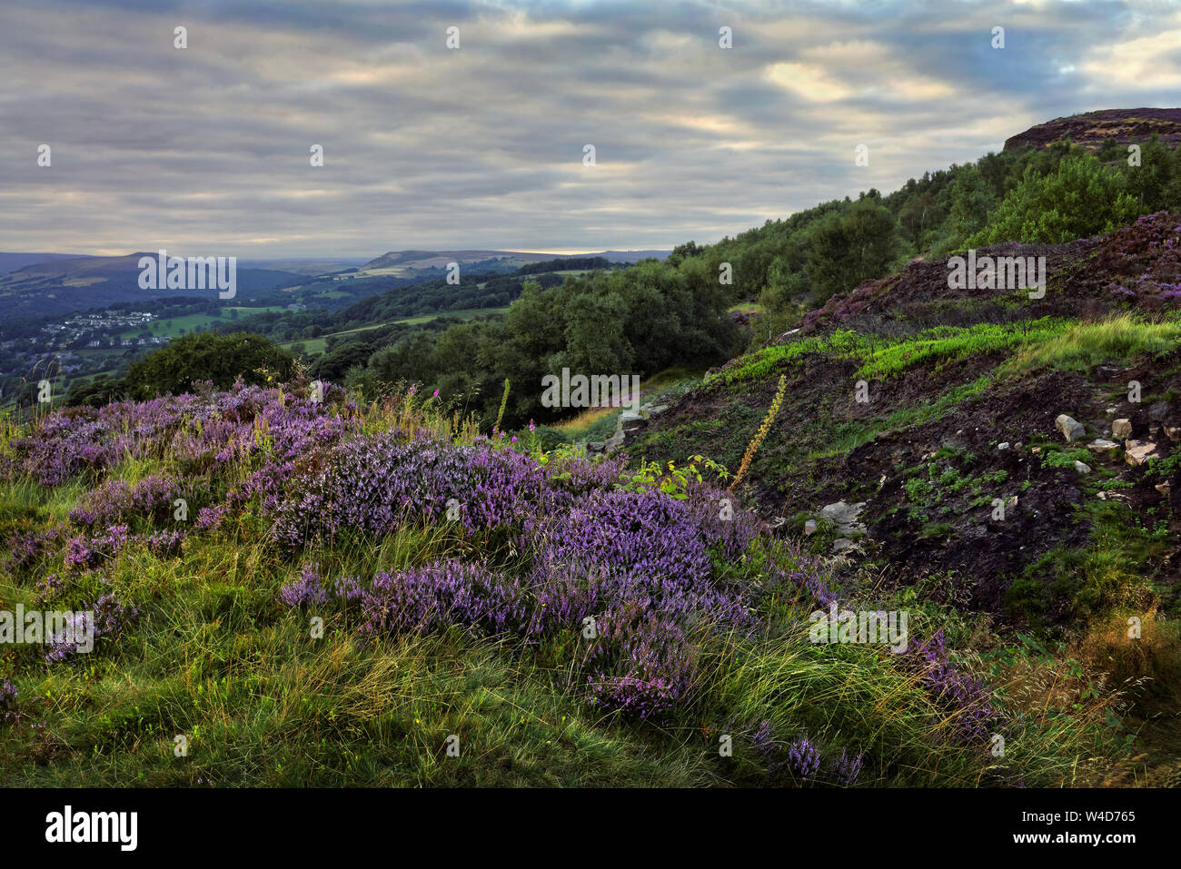 UK,Derbyshire,Peak District,Surprise View and Millstone Edge during ...