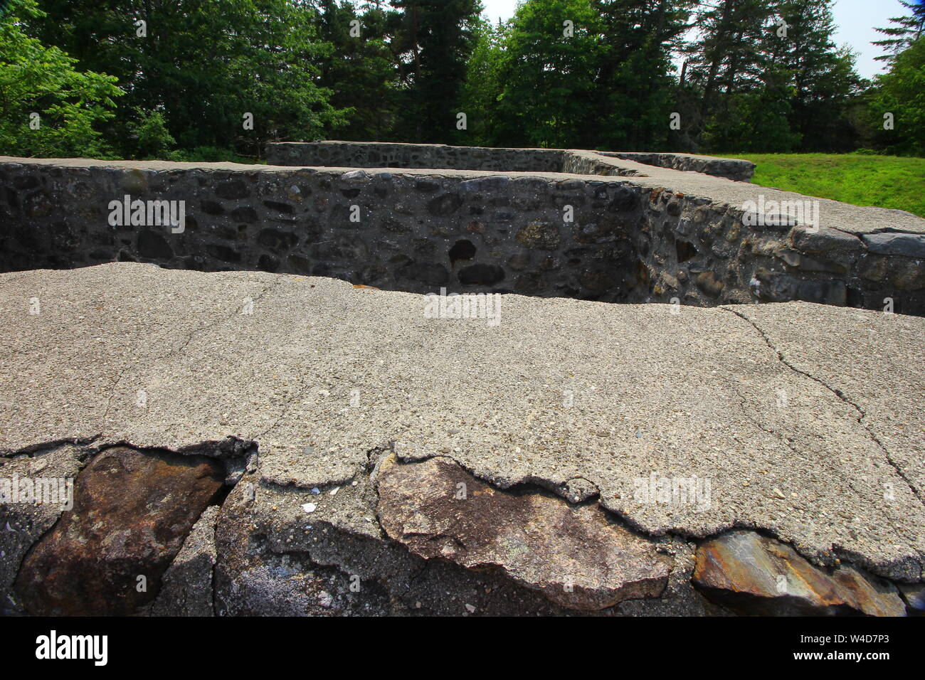 Fort George, Castine, Maine Stock Photo - Alamy