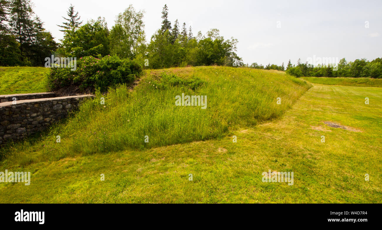Fort George, Castine, Maine Stock Photo - Alamy