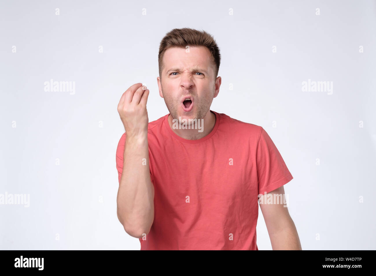 Italian hand gestures hi-res stock photography and images - Alamy