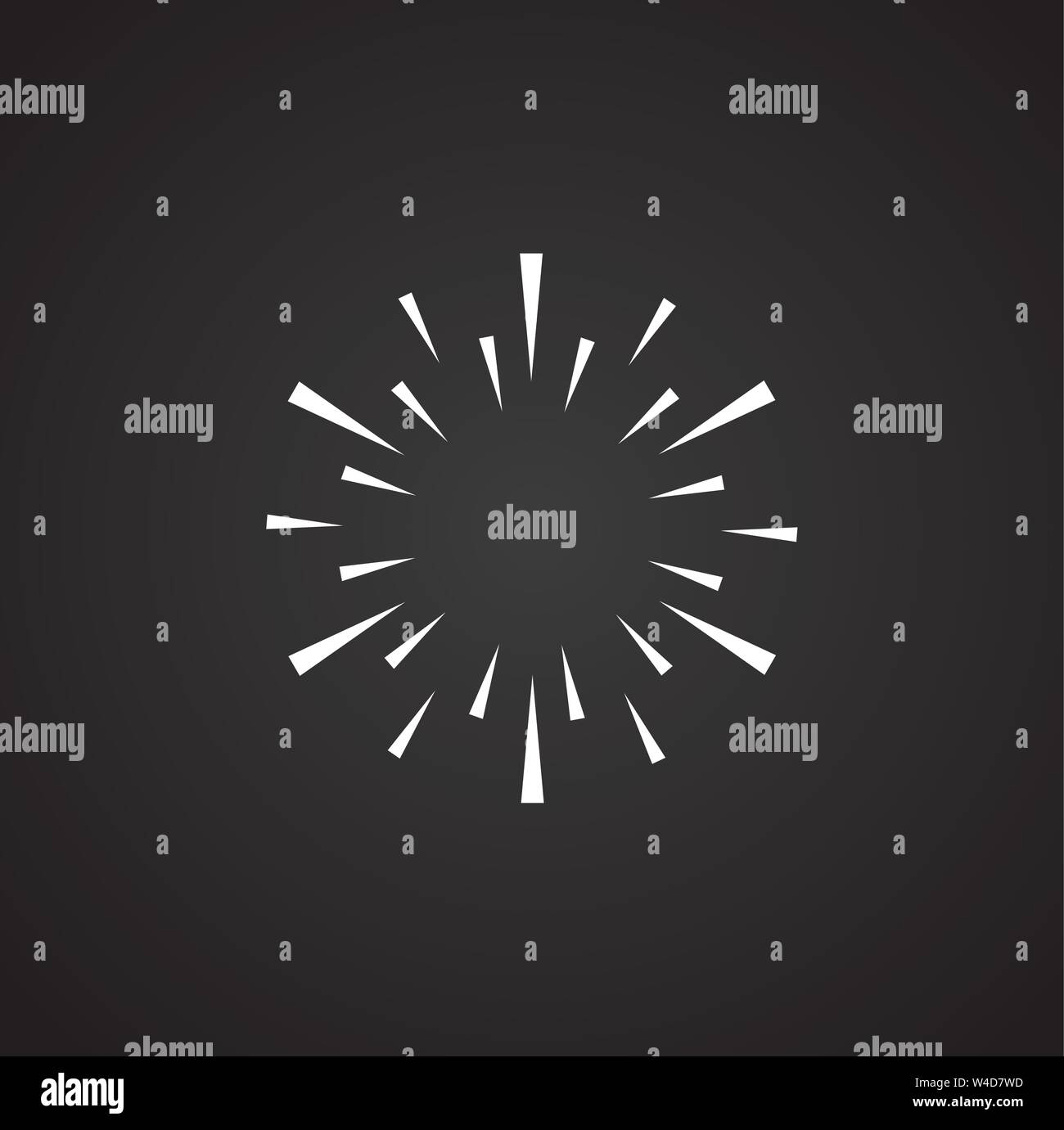 Sparkle icon on background for graphic and web design. Simple ...