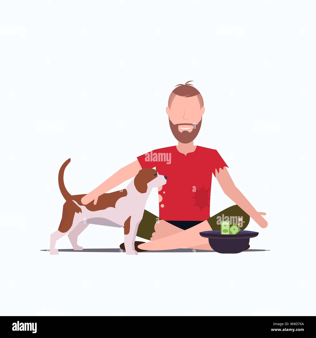 Poor guy Stock Vector Images - Alamy