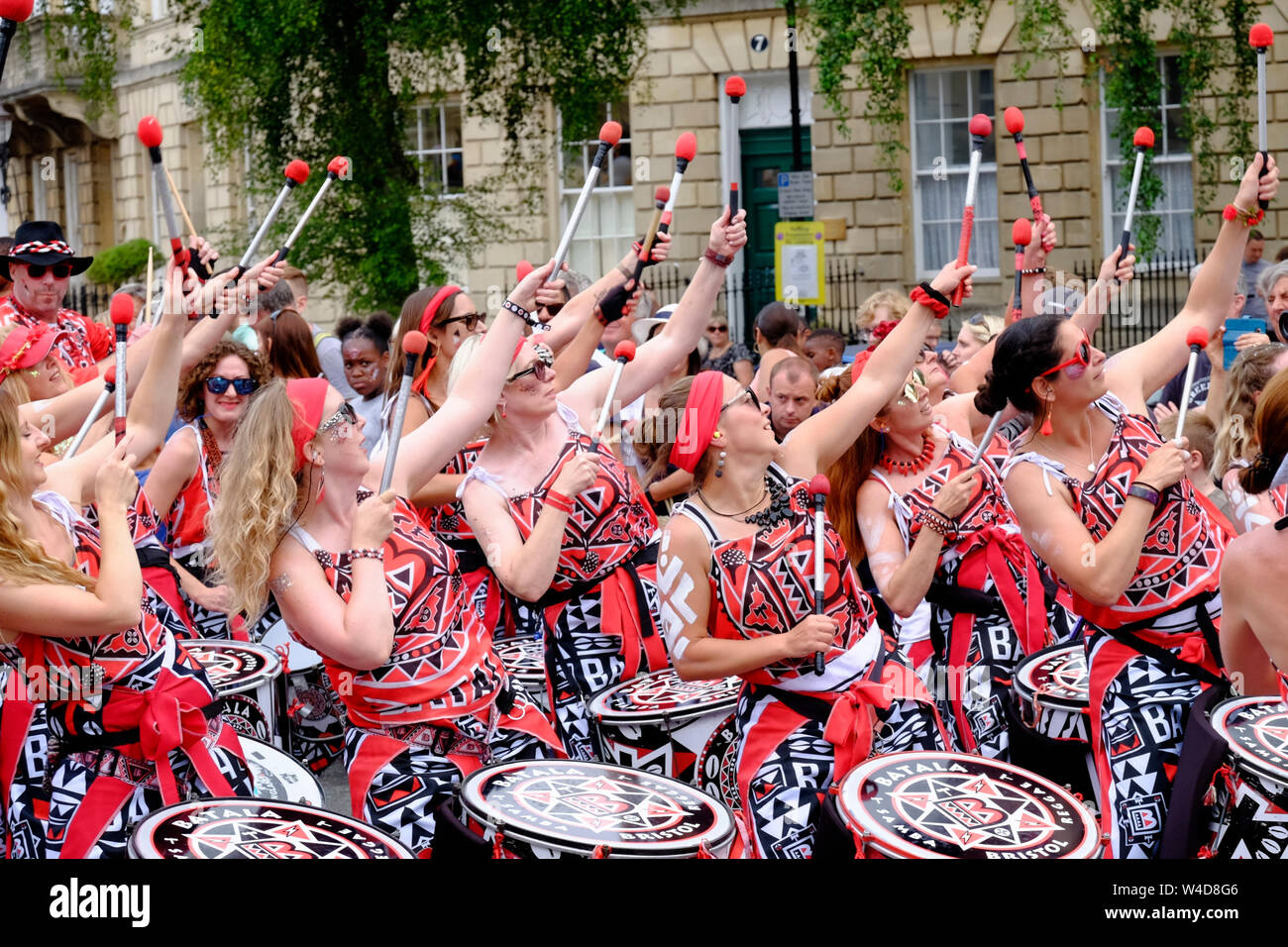 Bath, Somerset, UK, 13th July 2019. Crowds gathered to see the annual ...
