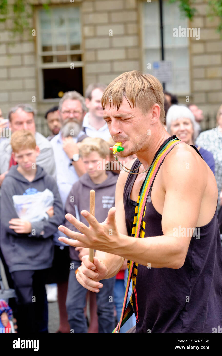 Bath, Somerset, UK, 13th July 2019. Crowds gathered to see the annual ...