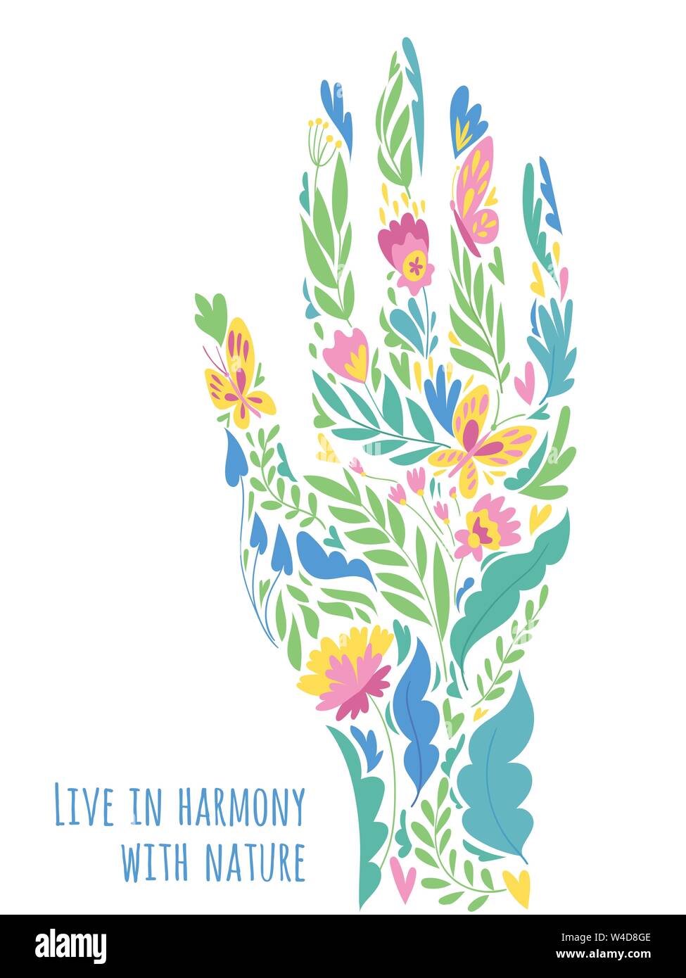 Eco harmony in nature Cut Out Stock Images & Pictures - Alamy