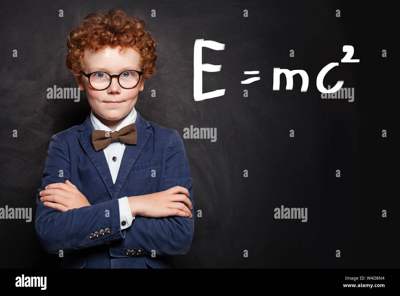 Smart child is ready for the exam Stock Photo - Alamy