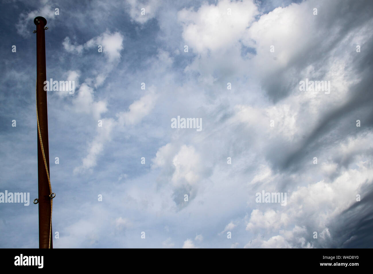 Rusty flag pole hi-res stock photography and images - Alamy