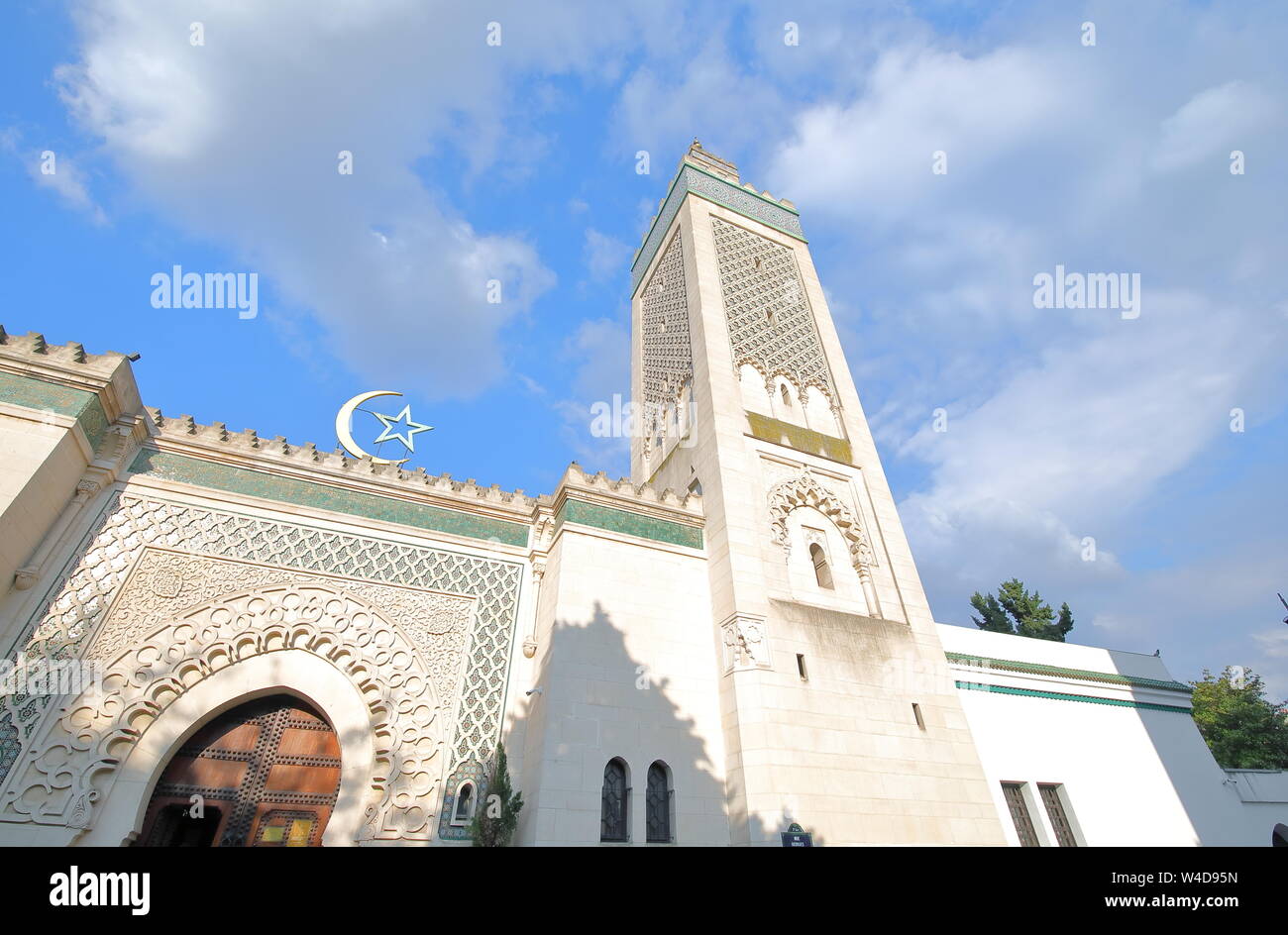 Great mosque of Paris France Stock Photo - Alamy