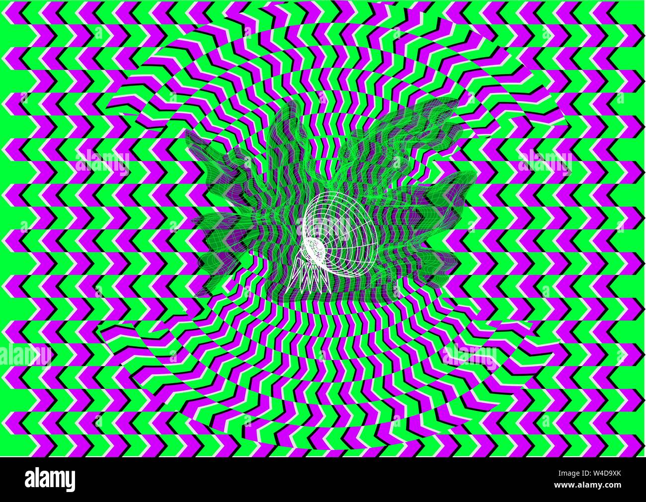 optical illusion with antenna. abstract communication background Stock ...
