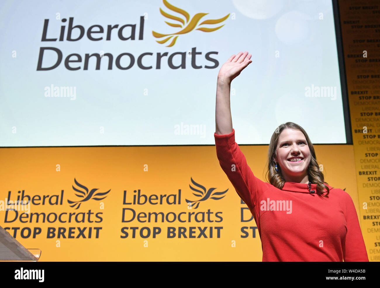 Jo swinson speaking proud embankment hi-res stock photography and ...