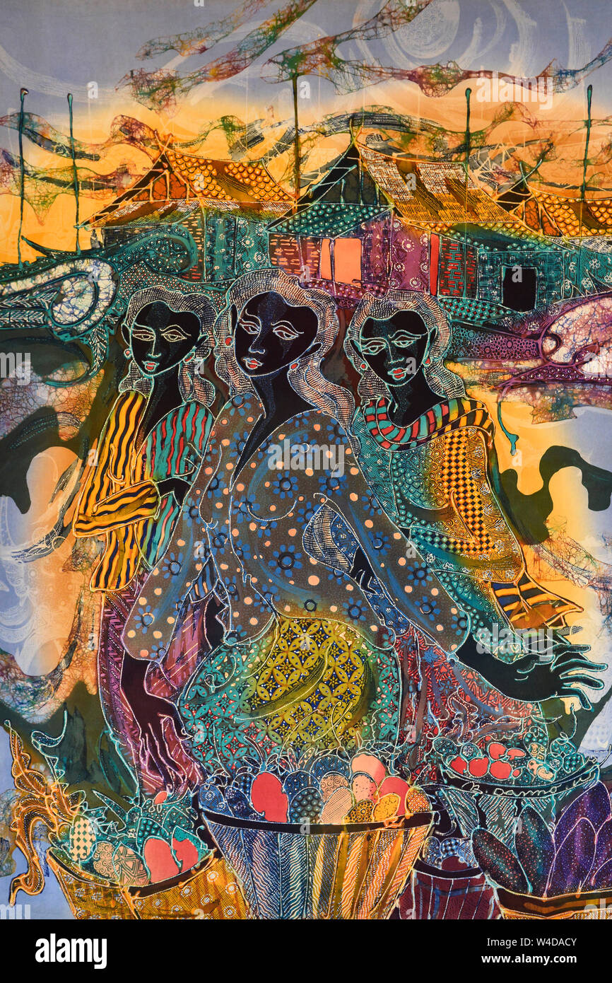 Batik paintings hi-res stock photography and images - Alamy