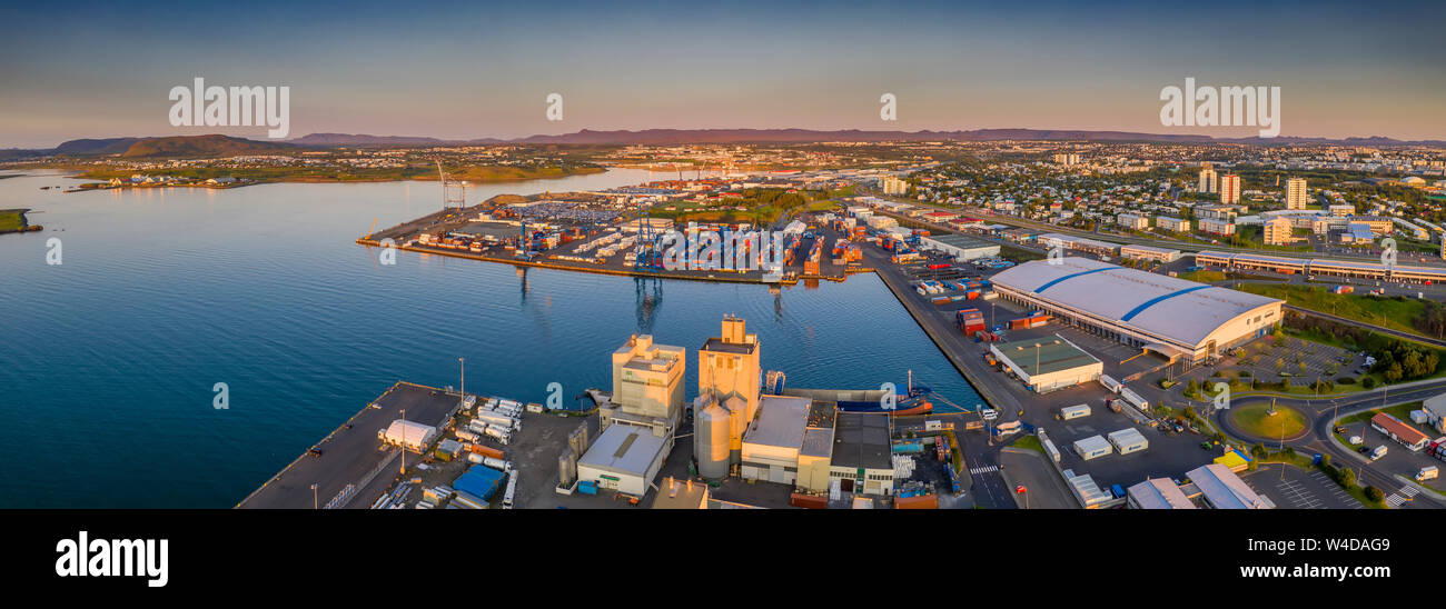 Reykjavik Harbor, Reykjavik, Iceland Stock Photo - Alamy