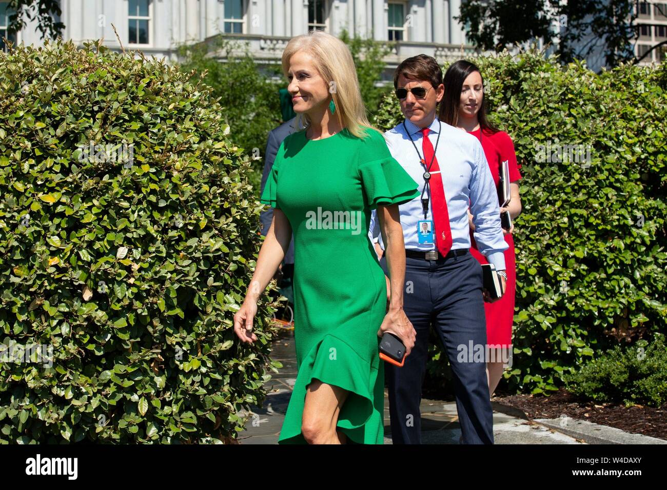 Senior Counselor Kellyanne Conway and White House Deputy Press ...