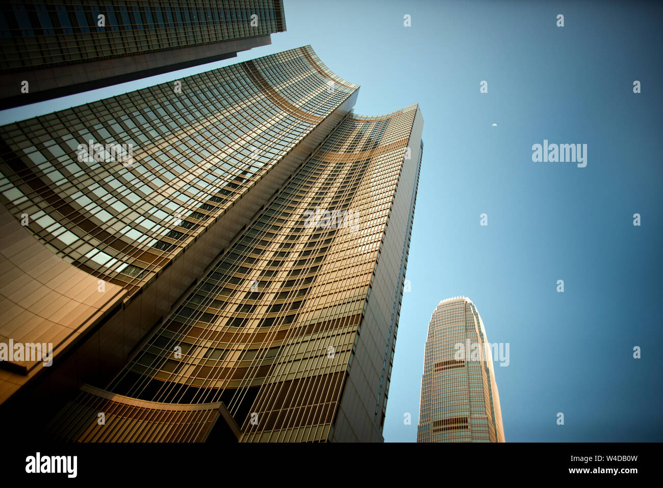 Skyscrapers low angle view hi-res stock photography and images - Alamy