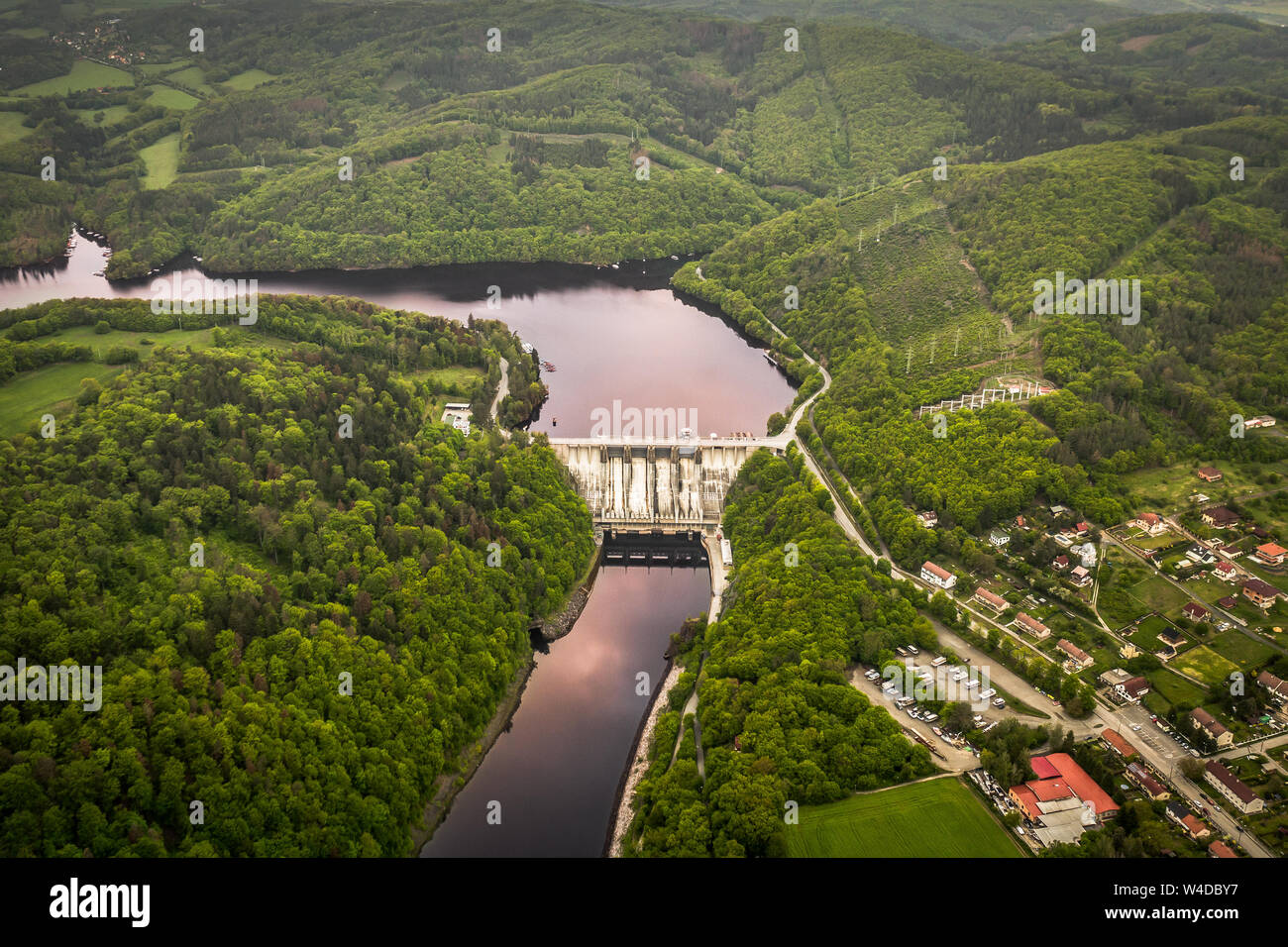 The Vltava river is 430.3 km long and drains an area 28,090 square km ...