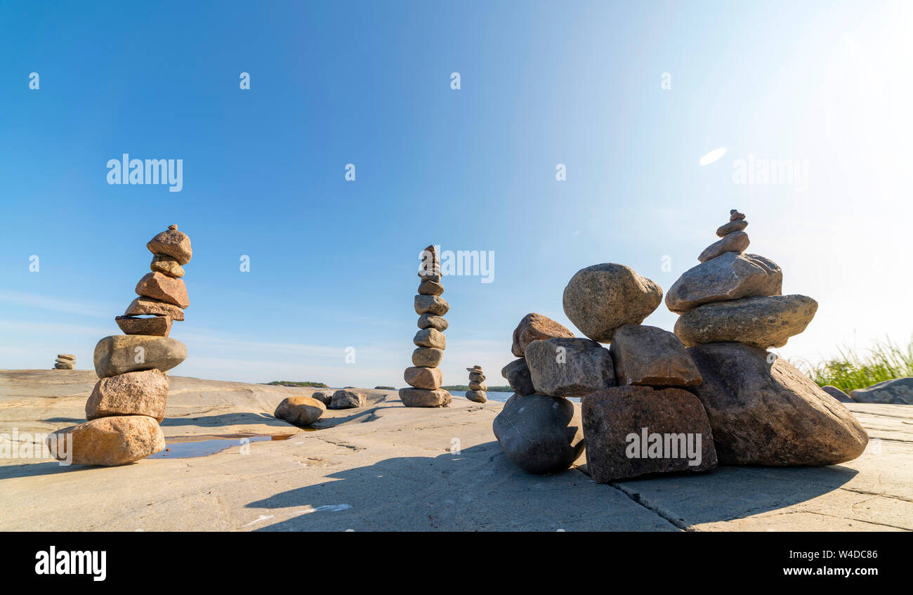 Stone Stack Beach High Resolution Stock Photography and Images - Alamy