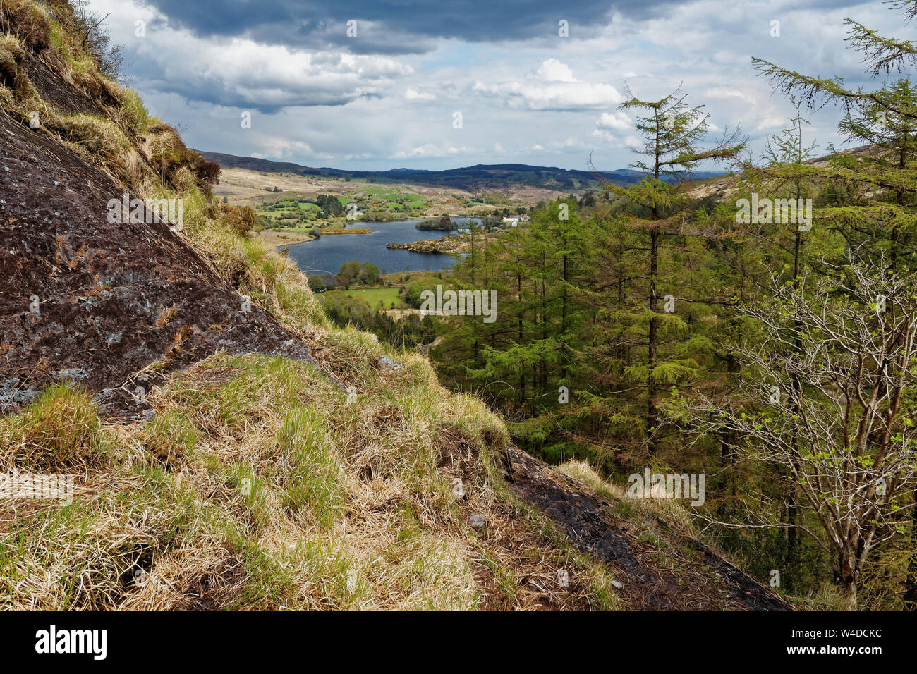 Beautiful vista of Gougane Barra Lake located close to Gougane Barra ...