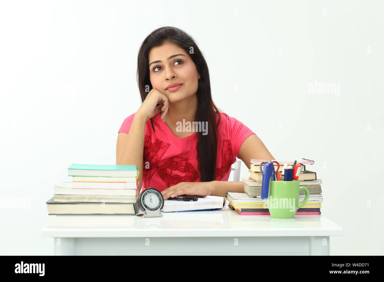 College student day dreaming Stock Photo - Alamy