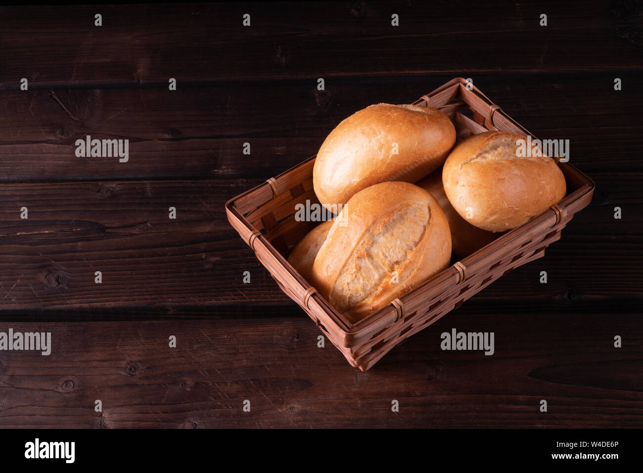 Wooden bread basket hi-res stock photography and images - Alamy