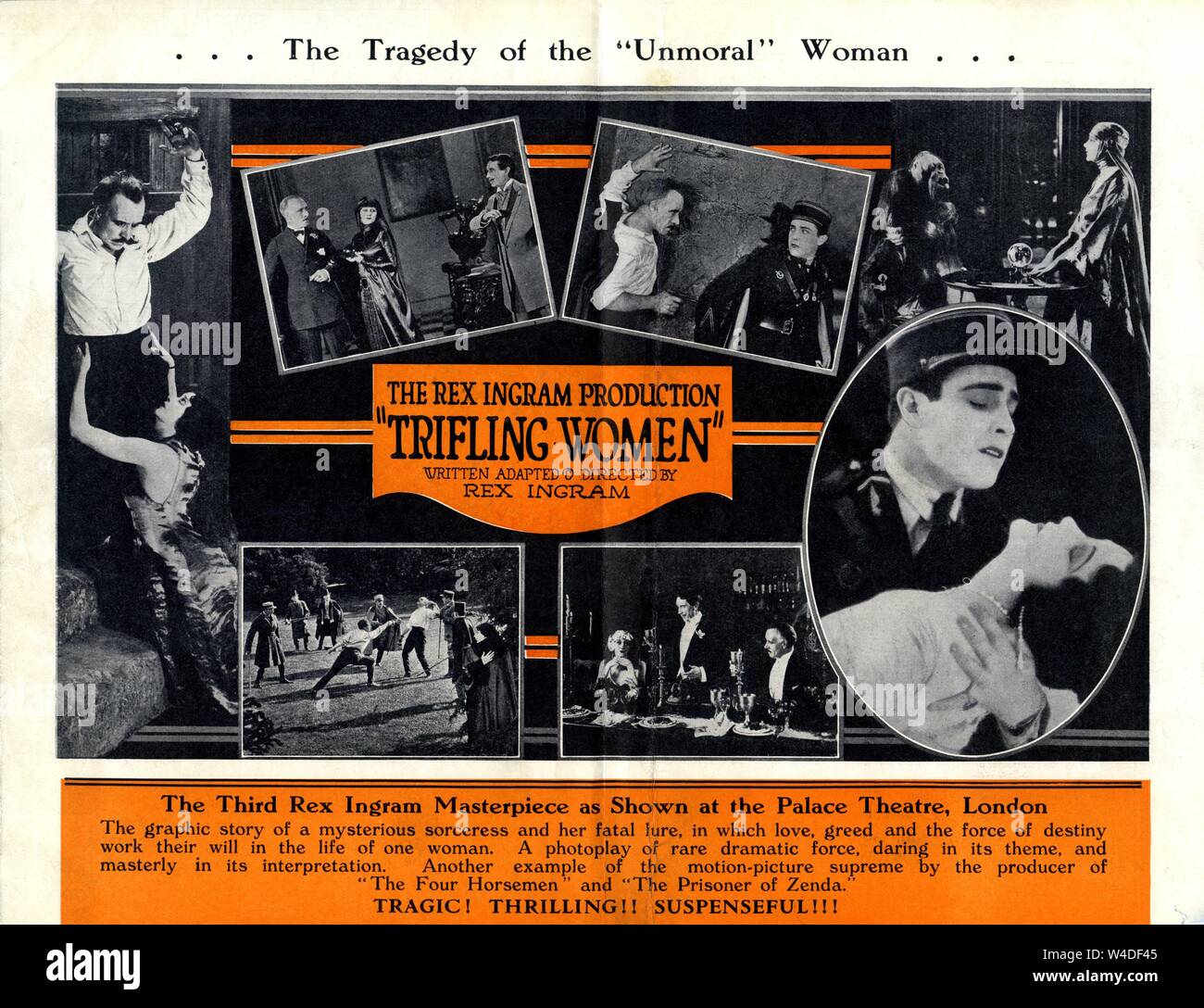 BARBARA LA MARR LEWIS STONE and RAMON NOVARRO in TRIFLING WOMEN 1922 ...