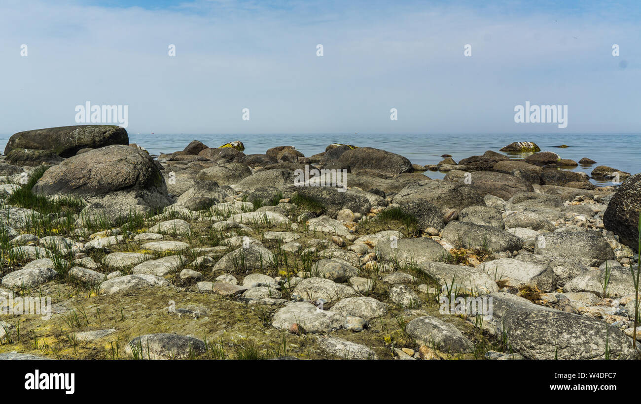 big rocks at the shore Stock Photo - Alamy