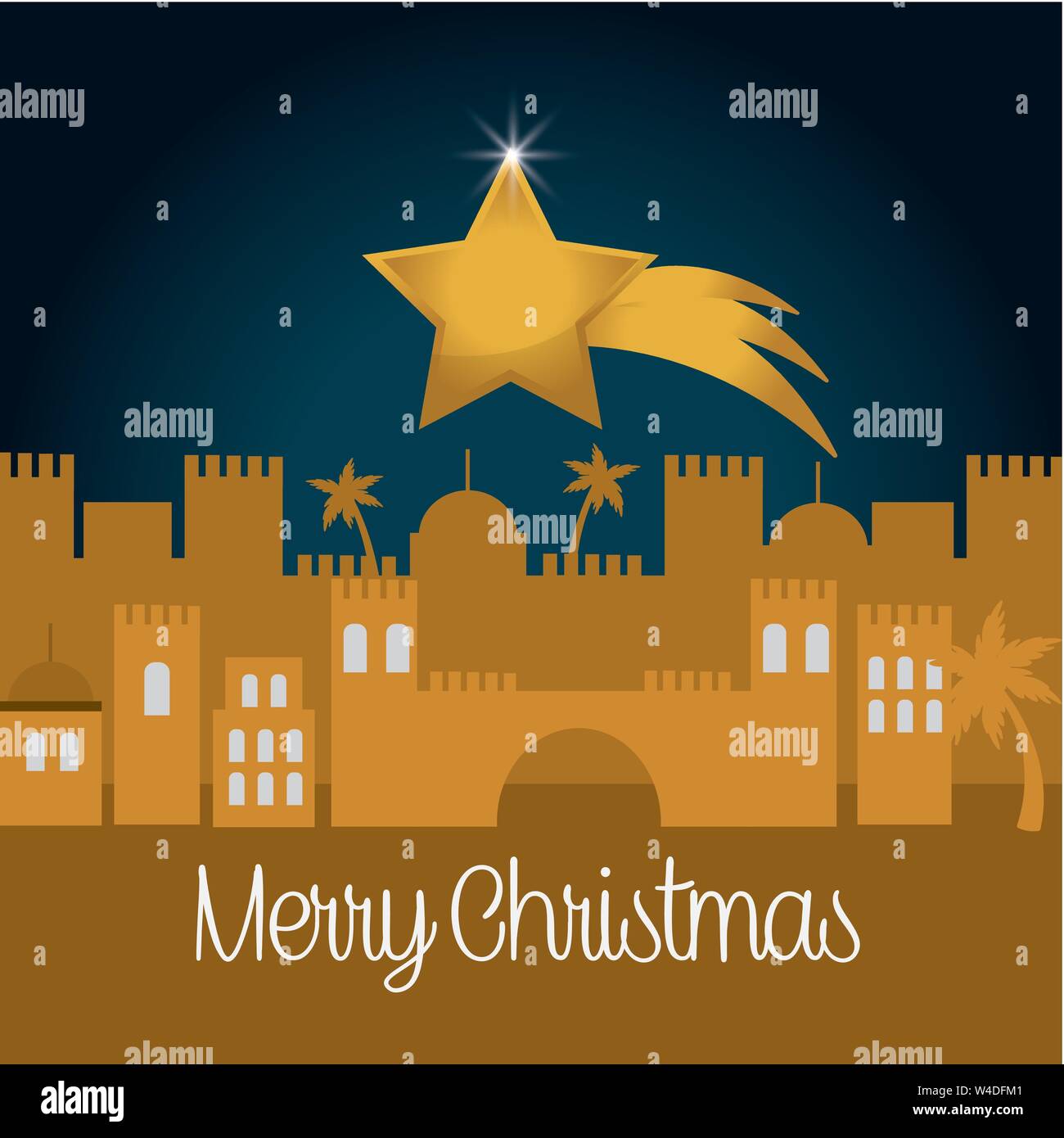 Bethlehem city nativity Stock Vector Images - Alamy