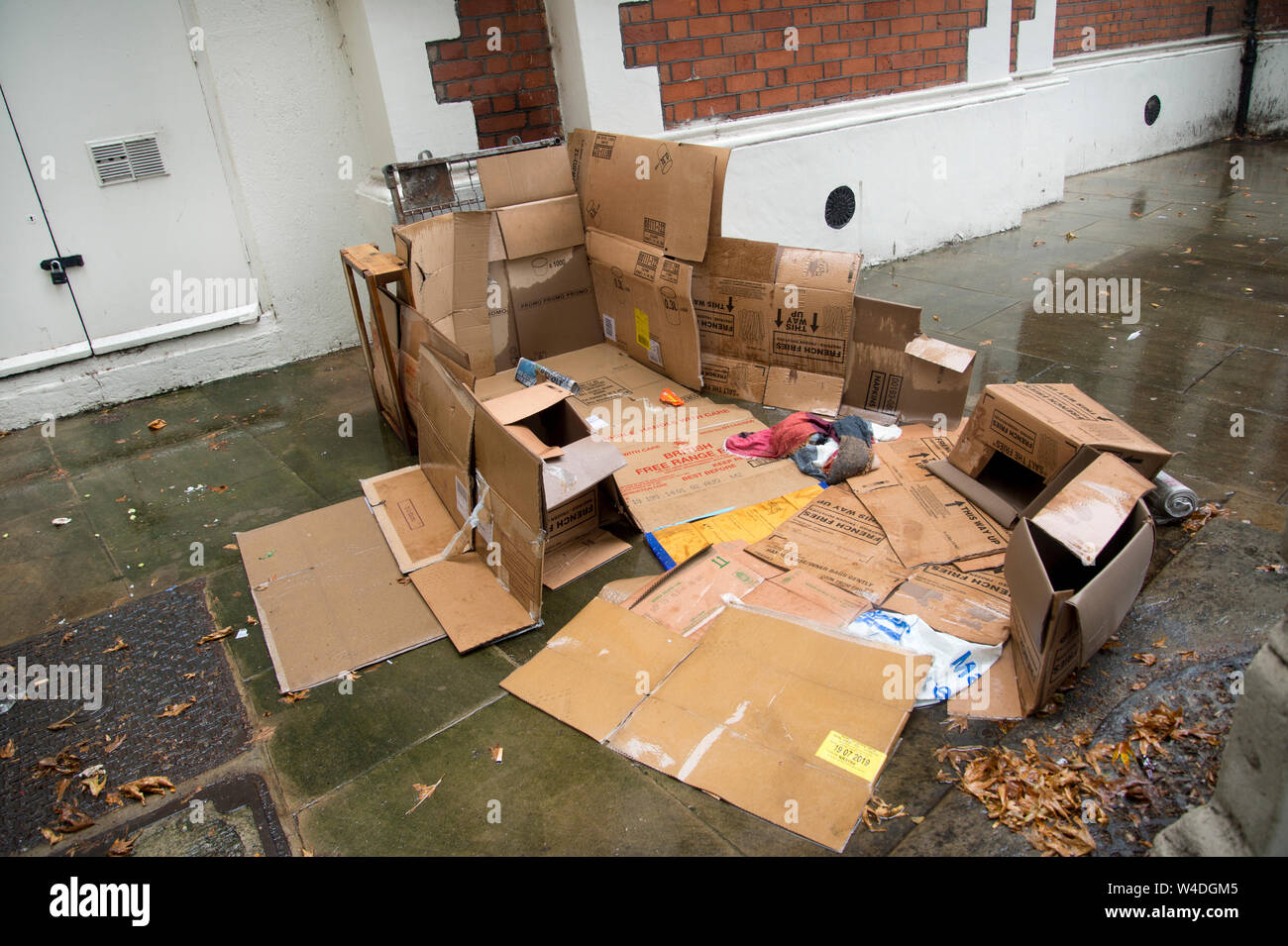 Homeless Cardboard Box House Cardboard City Fundraiser Helps Fight