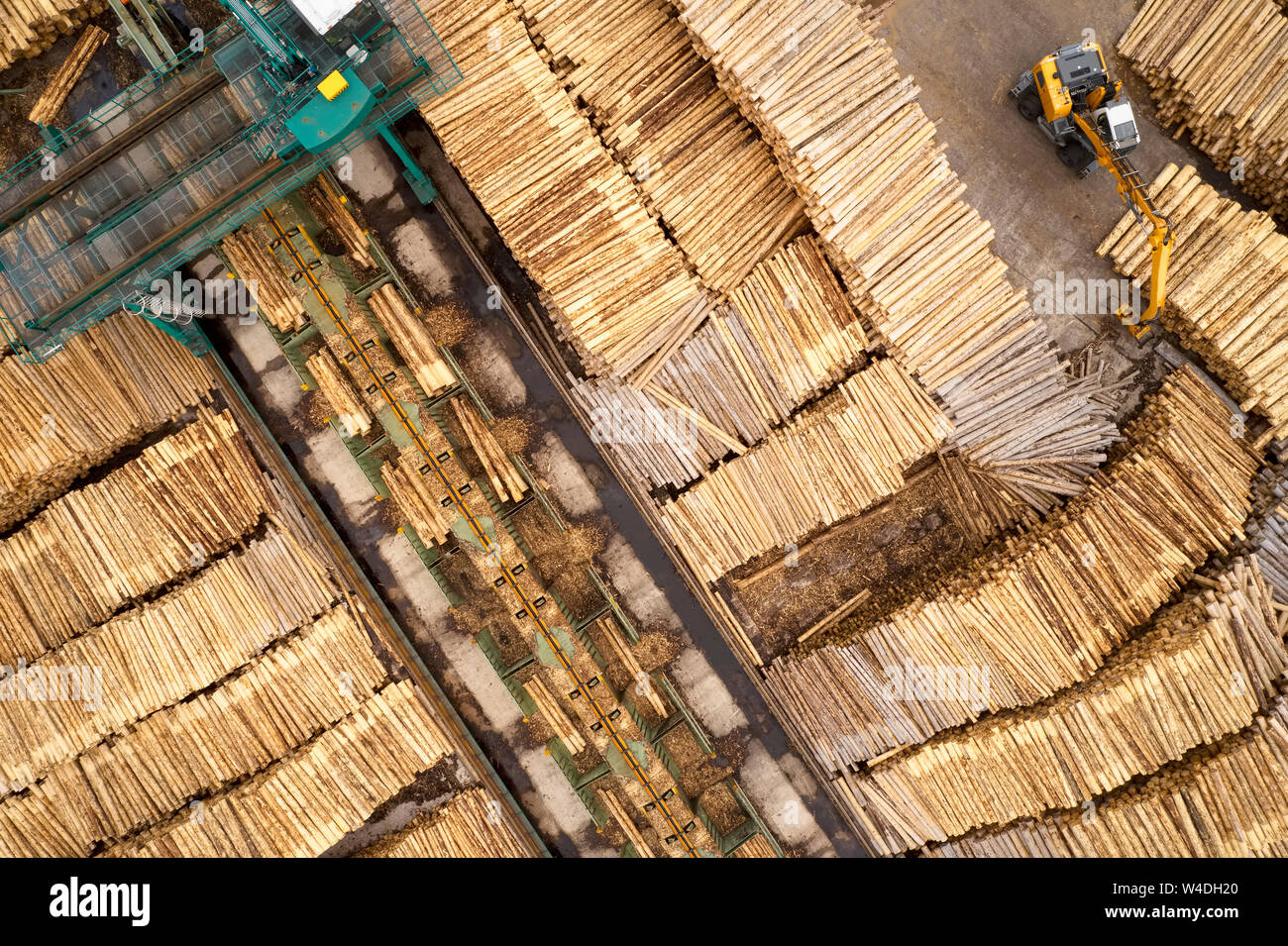 Log stacks hi-res stock photography and images - Alamy