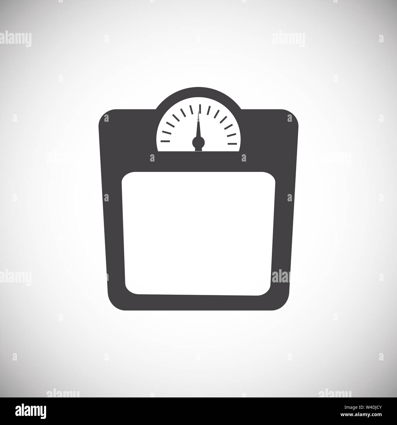 Scale related icon on background for graphic and web design. Simple ...