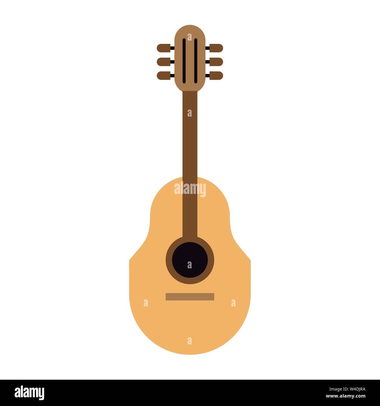 acoustic guitar and music symbol Stock Vector Image & Art - Alamy
