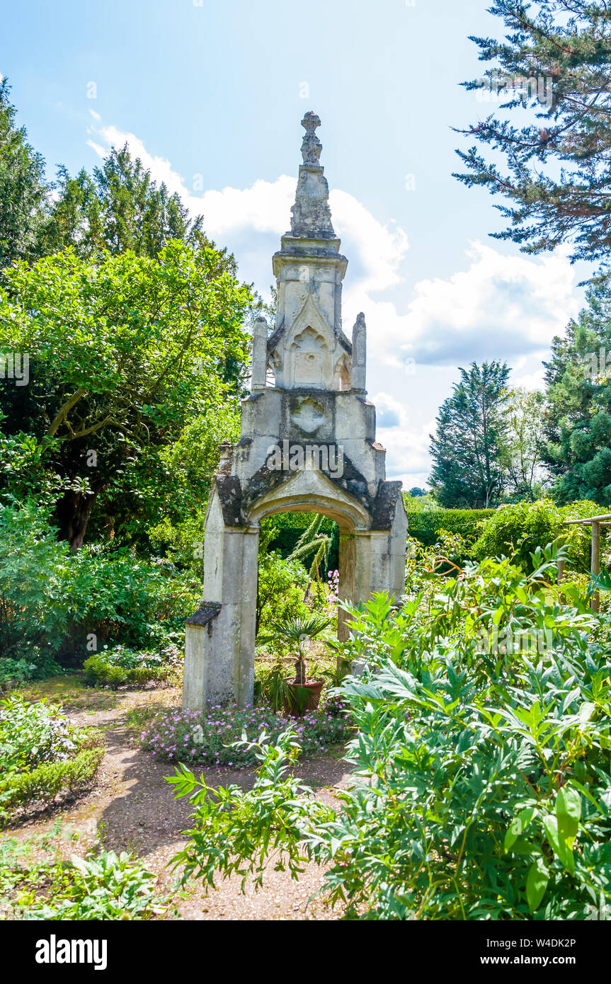 The Market Cross, Myddelton House Gardens Stock Photo - Alamy