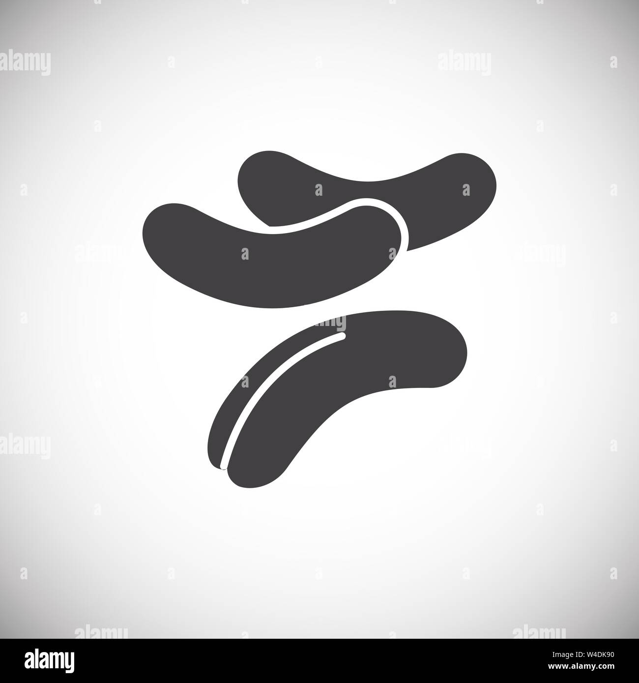 Nut related icon on background for graphic and web design. Simple ...