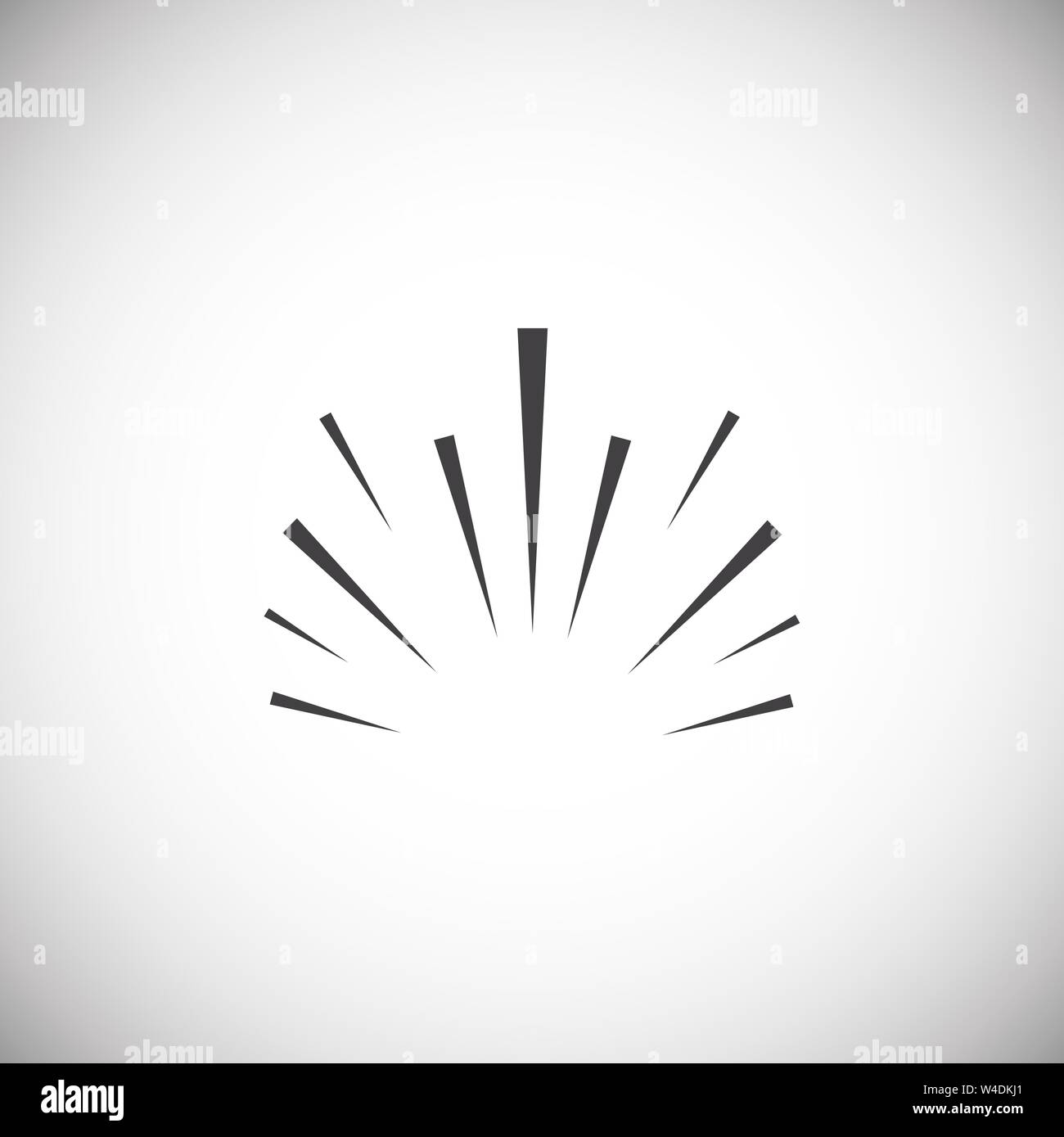 Sparkle icon on background for graphic and web design. Simple ...