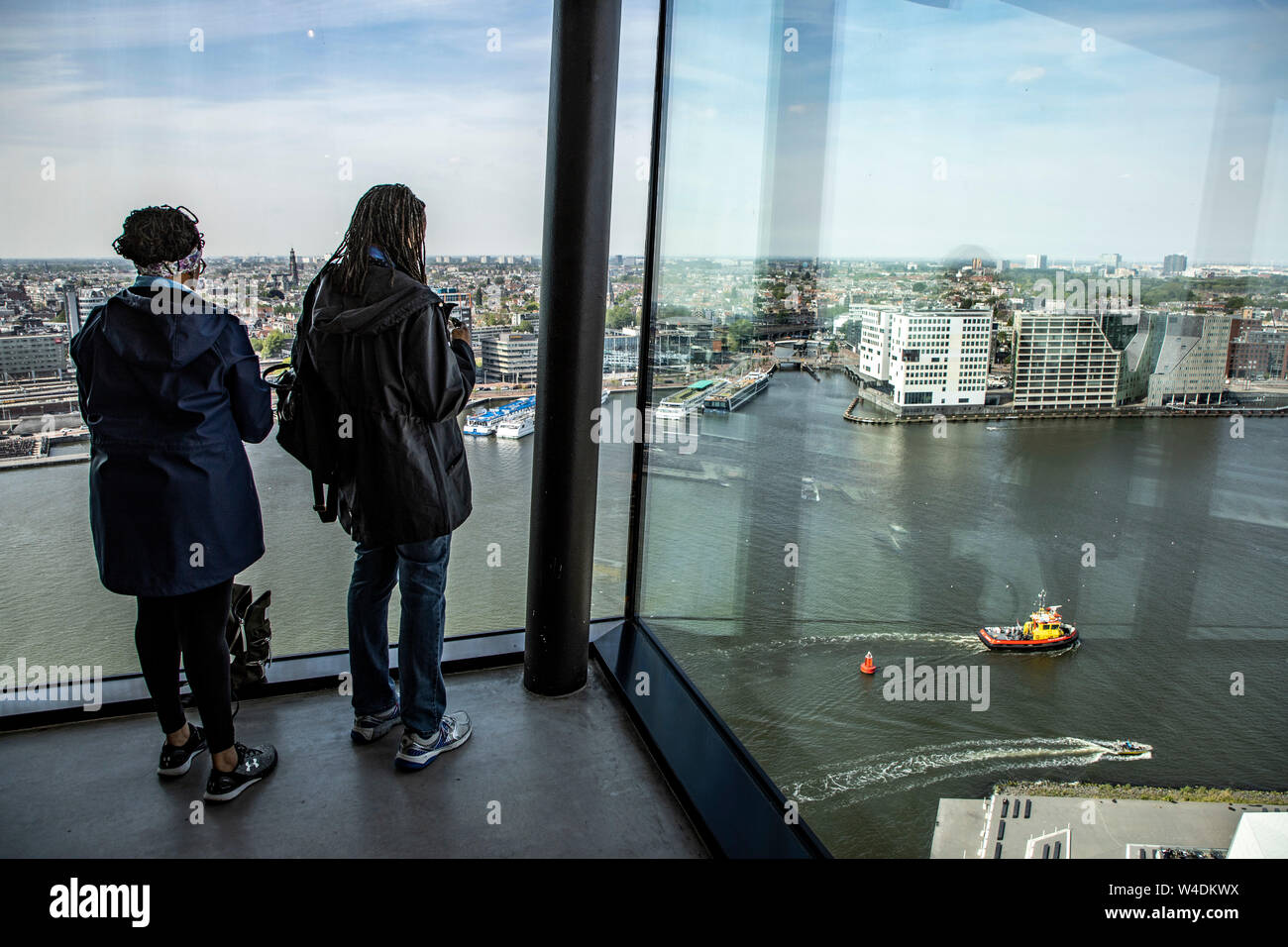 Amsterdam, Netherlands, event tower, skyscraper, Adam, viewing platform ...