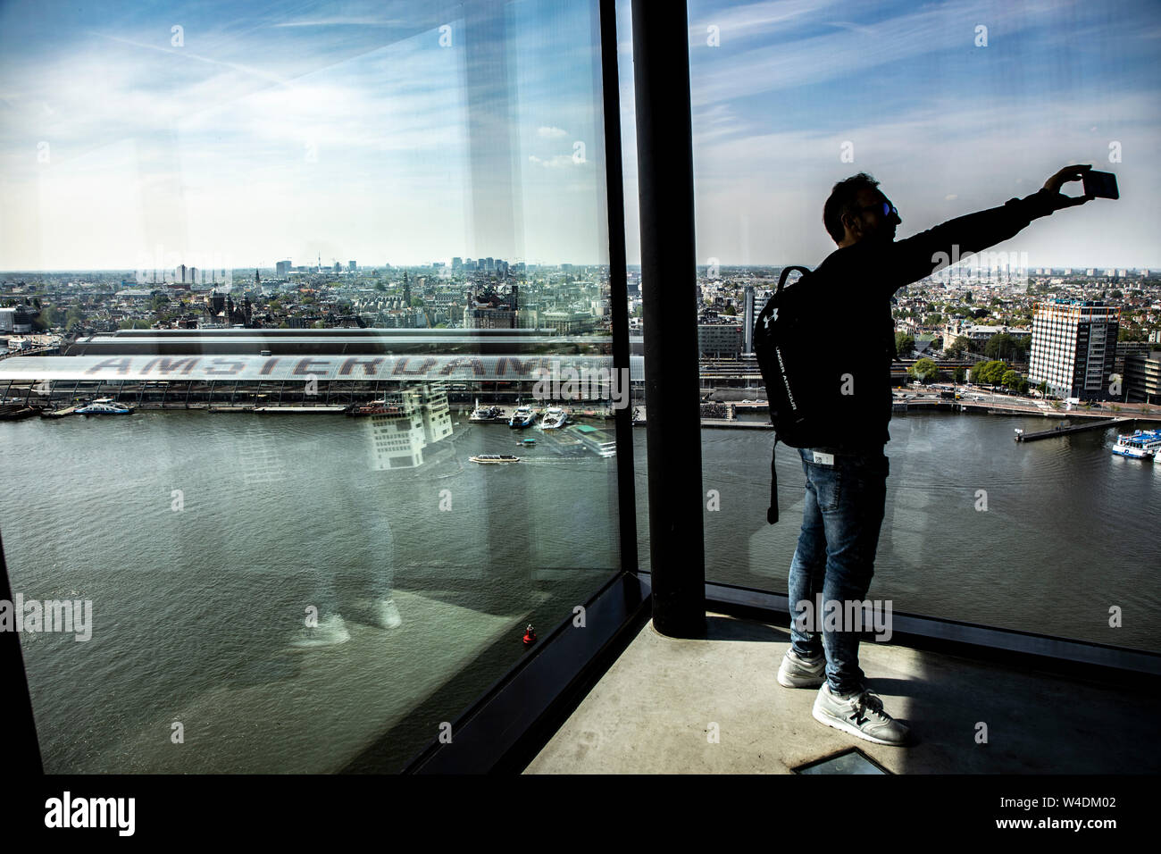 Amsterdam, Netherlands, event tower, skyscraper, Adam, viewing platform ...
