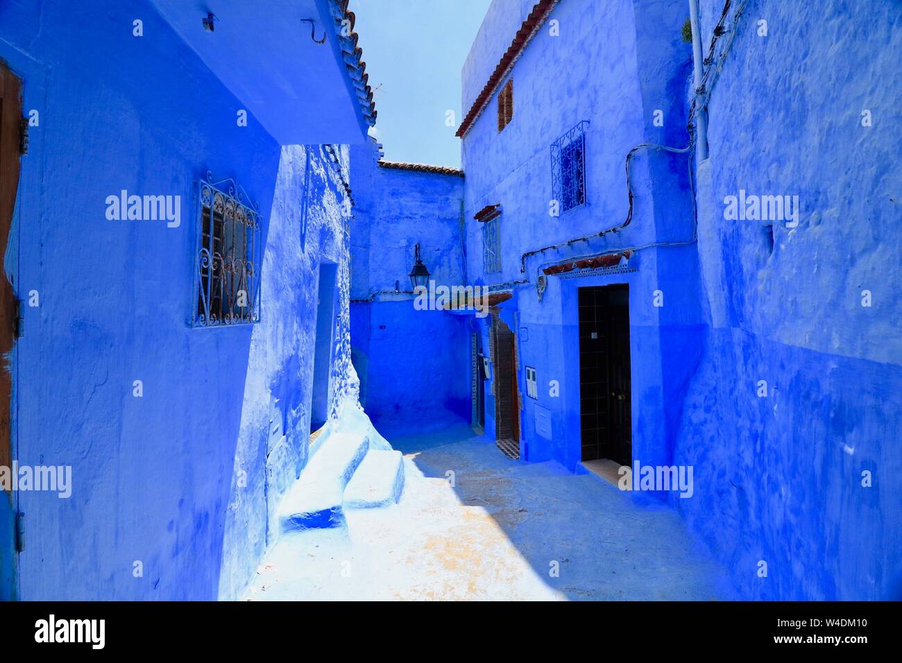 Blue city of Chefchaouen in Morocco Stock Photo - Alamy