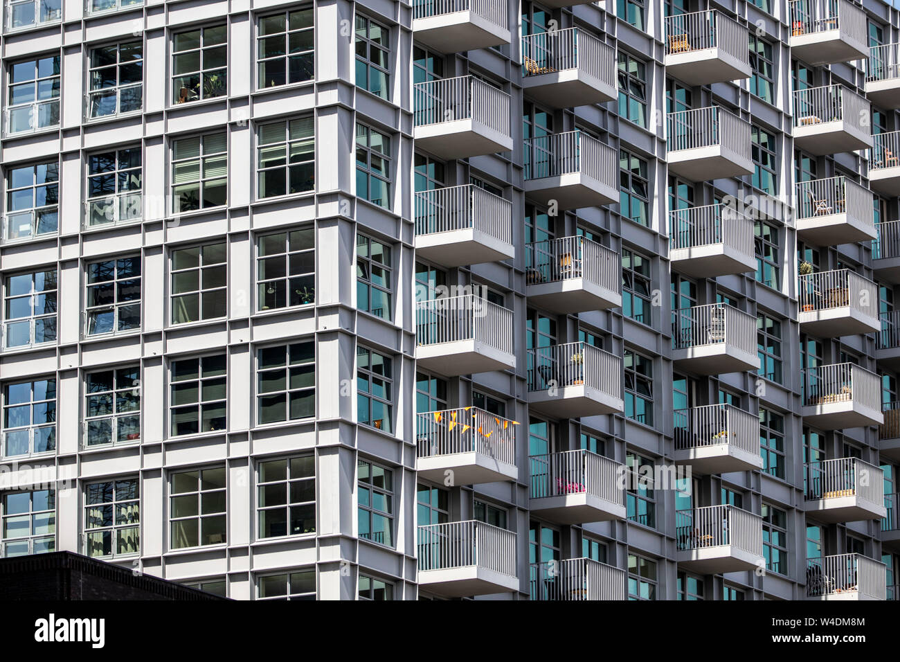 Amsterdam, Netherlands, residential building, skyscraper, modern, with ...
