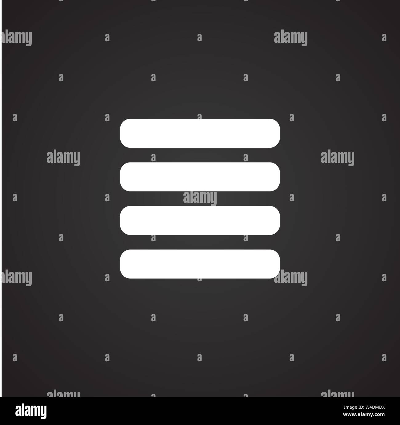 Option button icon on background for graphic and web design. Simple ...